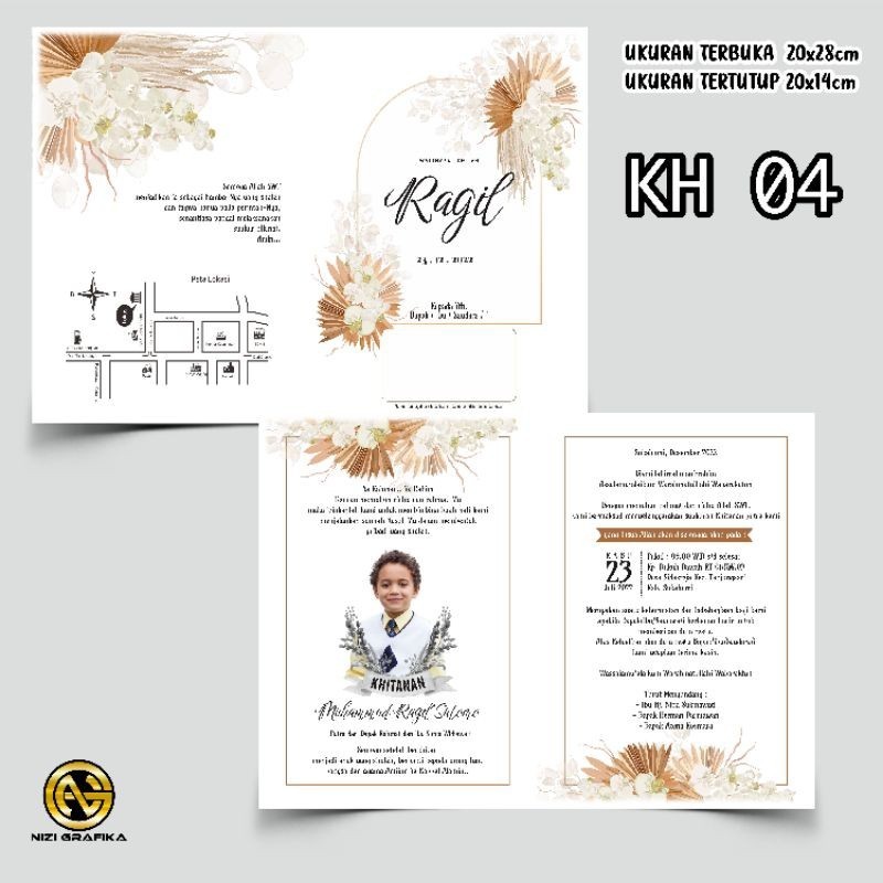 Jual Undangan Khitanan/Sunatan | Shopee Indonesia