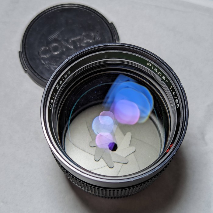Jual Contax Carl Zeiss 85mm F1.4 MIJ CZ Yashica C/Y X Nikon Leica Canon Sony Minolta Alpha ...