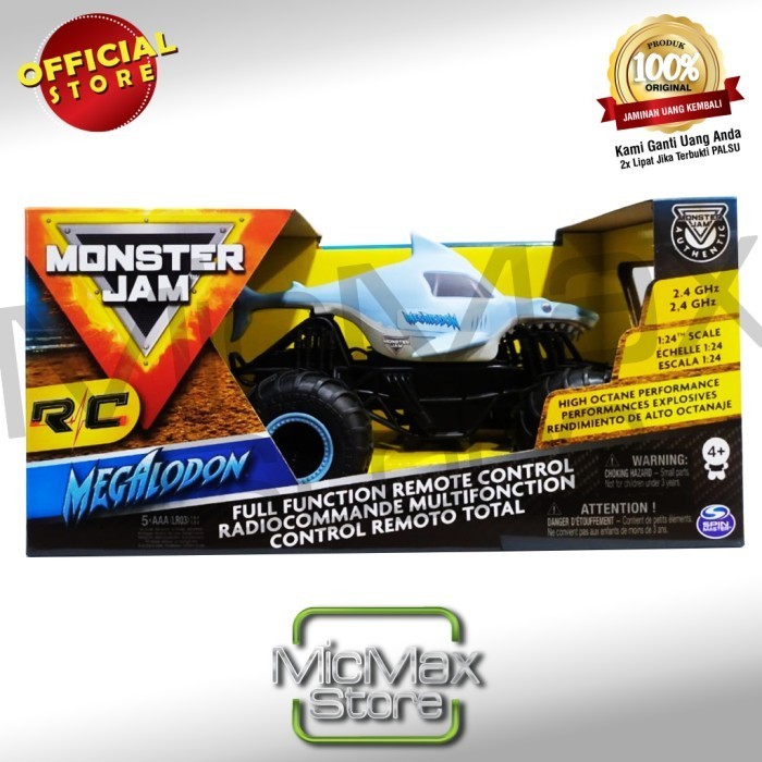 Jual Monster Jam Megalodon Full Function Remote Control RC | Shopee ...