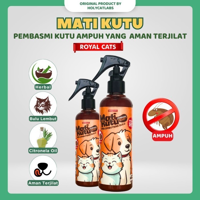 Jual ROYAL CARE Obat kutu Kucing Spray Mati Kutu - Anti Kutu Semprot ...