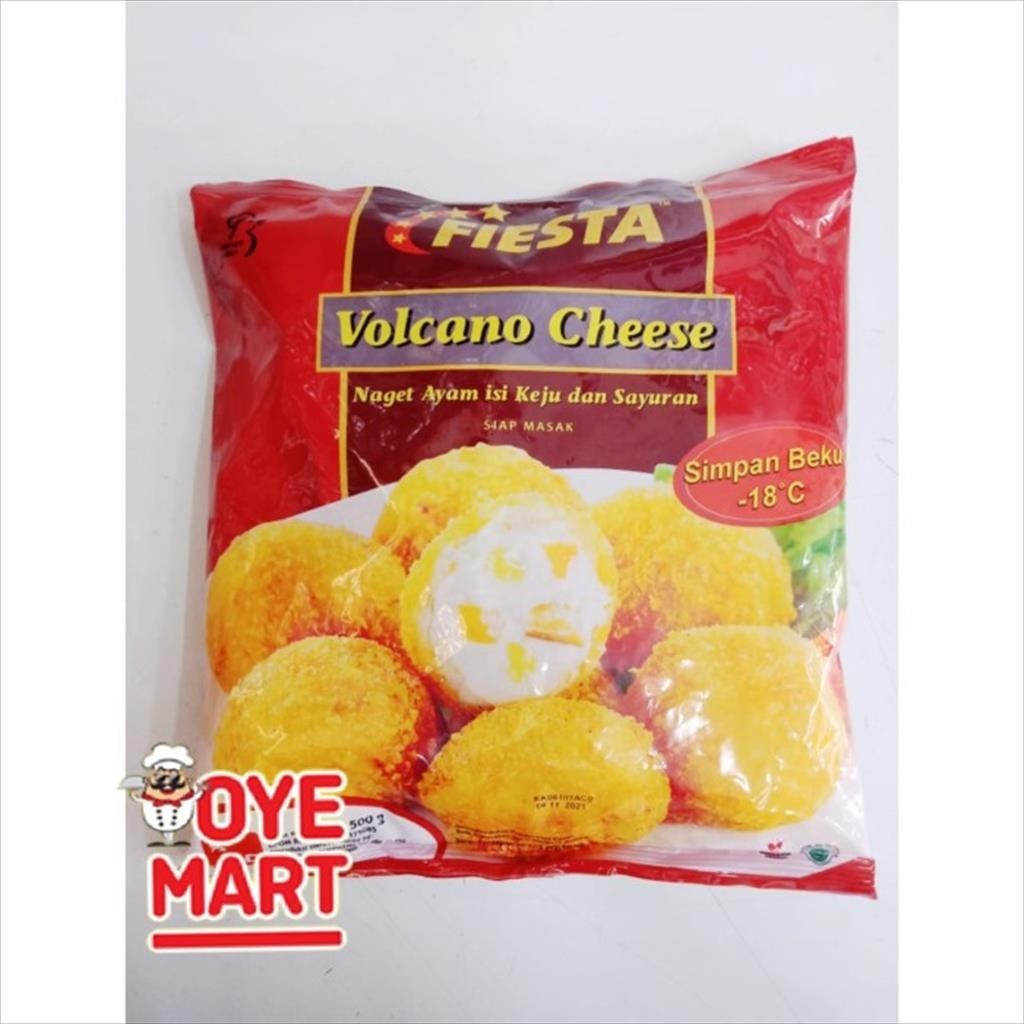 Jual FIESTA VOLCANO CHEESE 500GR NAGET AYAM ISI KEJU DAN SAYURAN ...