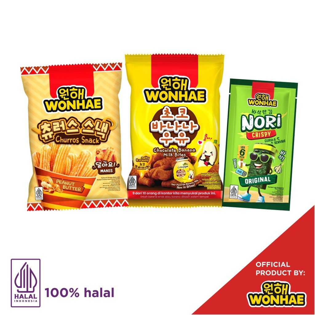 Jual Wonhae New Crunchy Kit / Bundle Snack / Makanan Ringan Snack ...