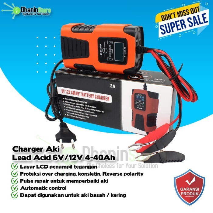 Jual Cas Charger Alat Pengecas Aki Accu Mobil Dan Motor Otomatis Lead ...