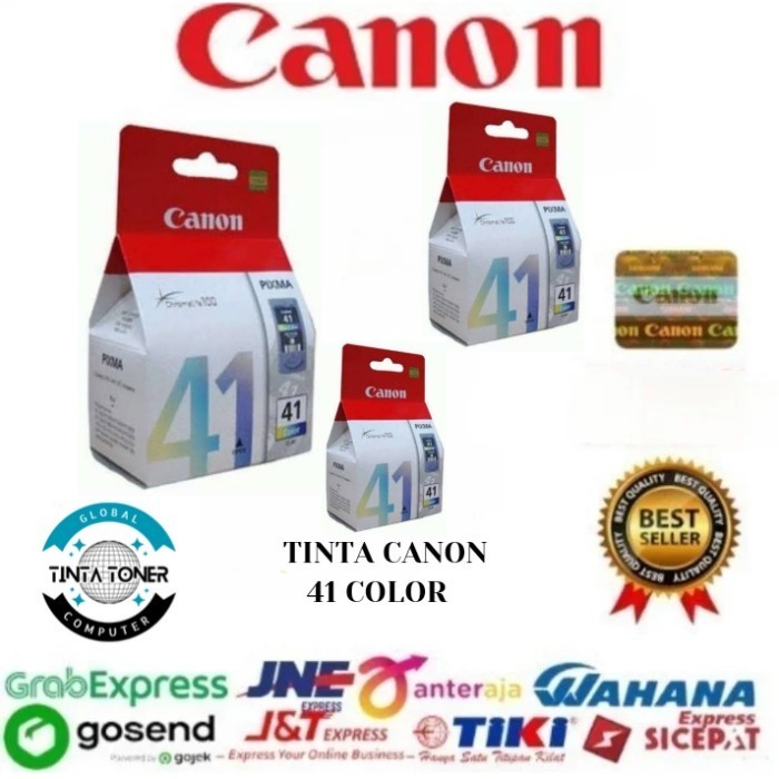 Jual TINTA CANON 41 COLOR ORIGINAL | Shopee Indonesia