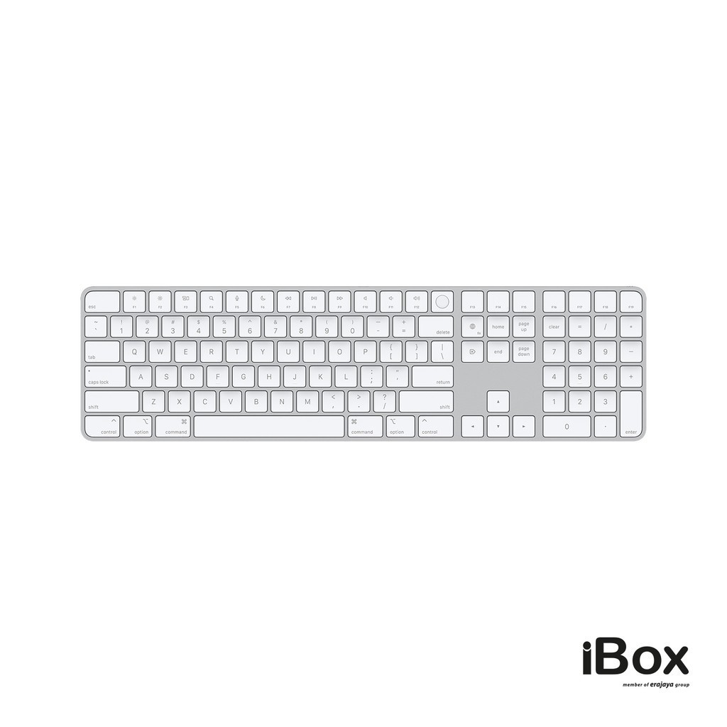 Jual inApple Magic Keyboard with Touch ID and Numeric Keypad, Silver ...