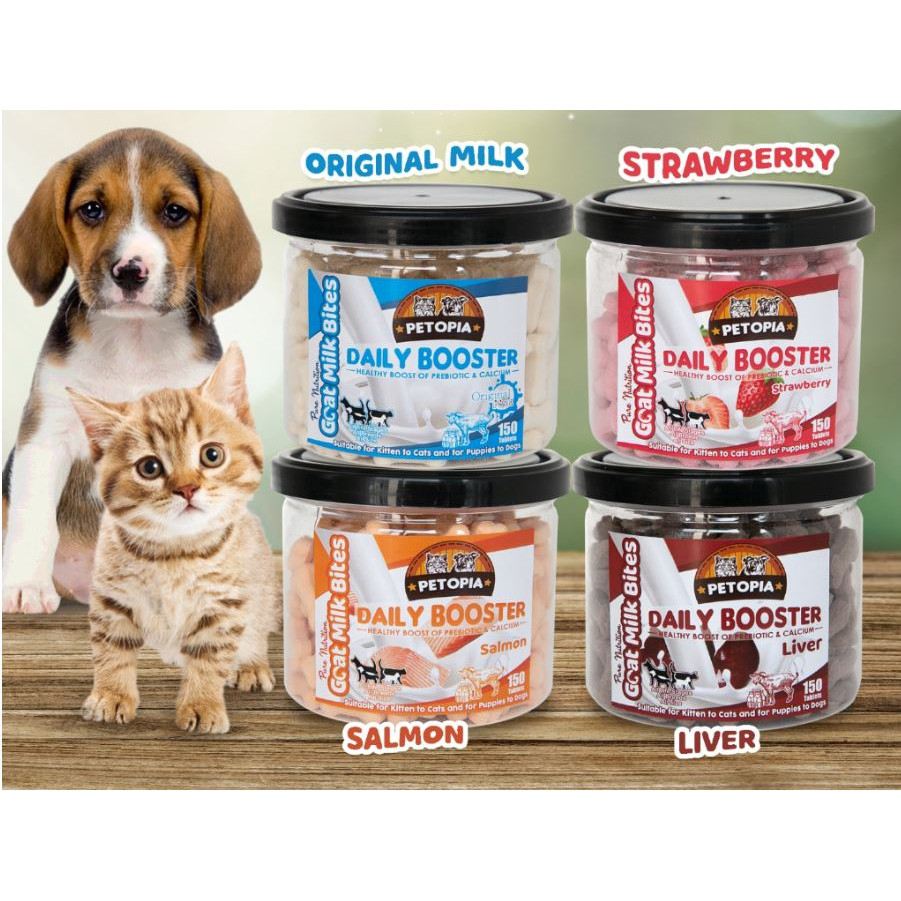 Jual PETOPIA DAILY BOOSTER 150TABS Calcium Probiotic Cat Dog Anjing ...