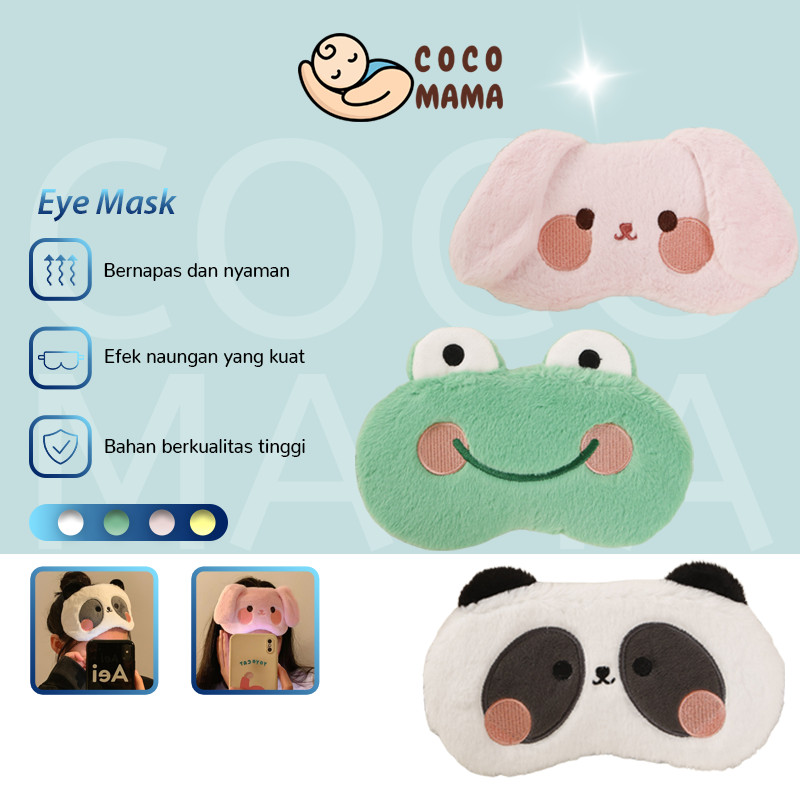 Jual COCOMAMA Penutup Mata Motif Emoticon Panda Eye Mask Tidur ...