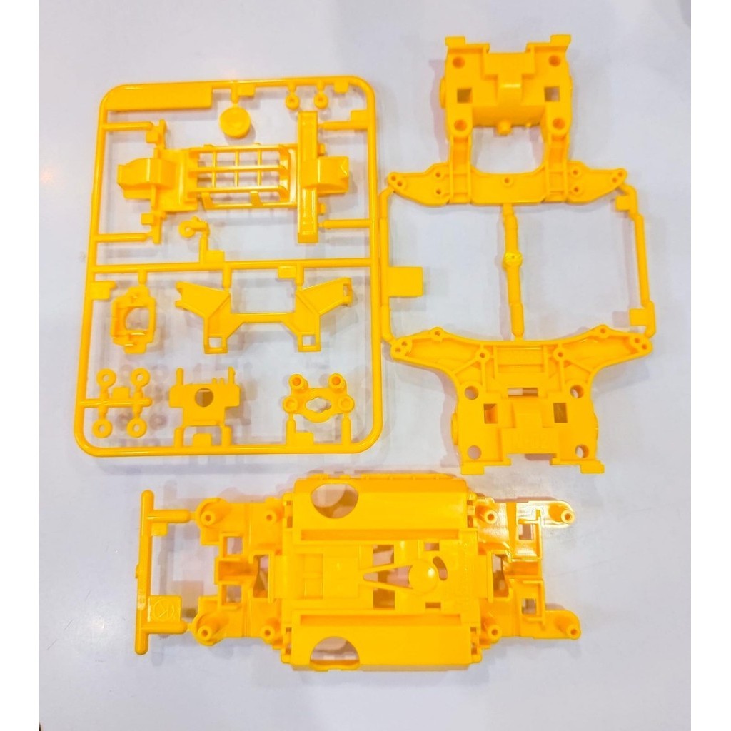 Jual Tamiya Chassis + Gearbox MS (Yellow) | Shopee Indonesia