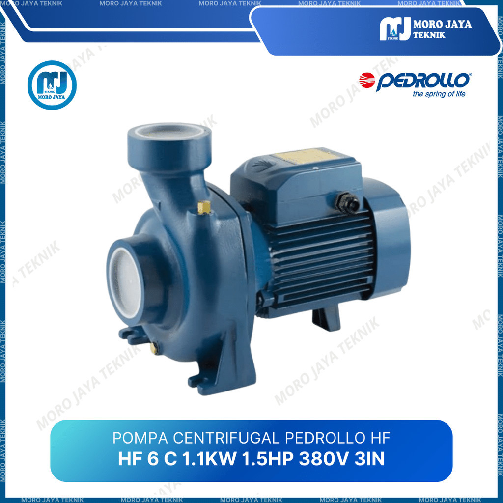 Jual Pompa Centrifugal Pedrollo HF 6 C 1.1Kw 1.5HP 380V 3inch | Shopee Indonesia