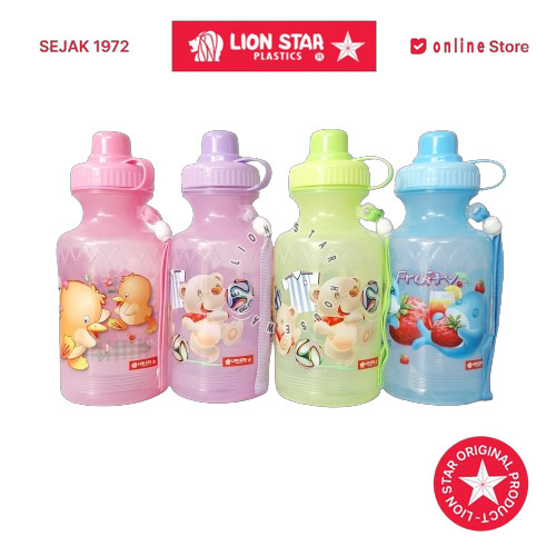 Jual LION STAR Squiss Bottle Botol Minum Anak Lucu 500 Ml | Shopee Indonesia