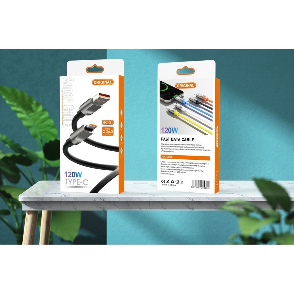 Jual HV21/HC21 Kabel Data Kabel Charger Micro dan Tipe C Support Fast ...