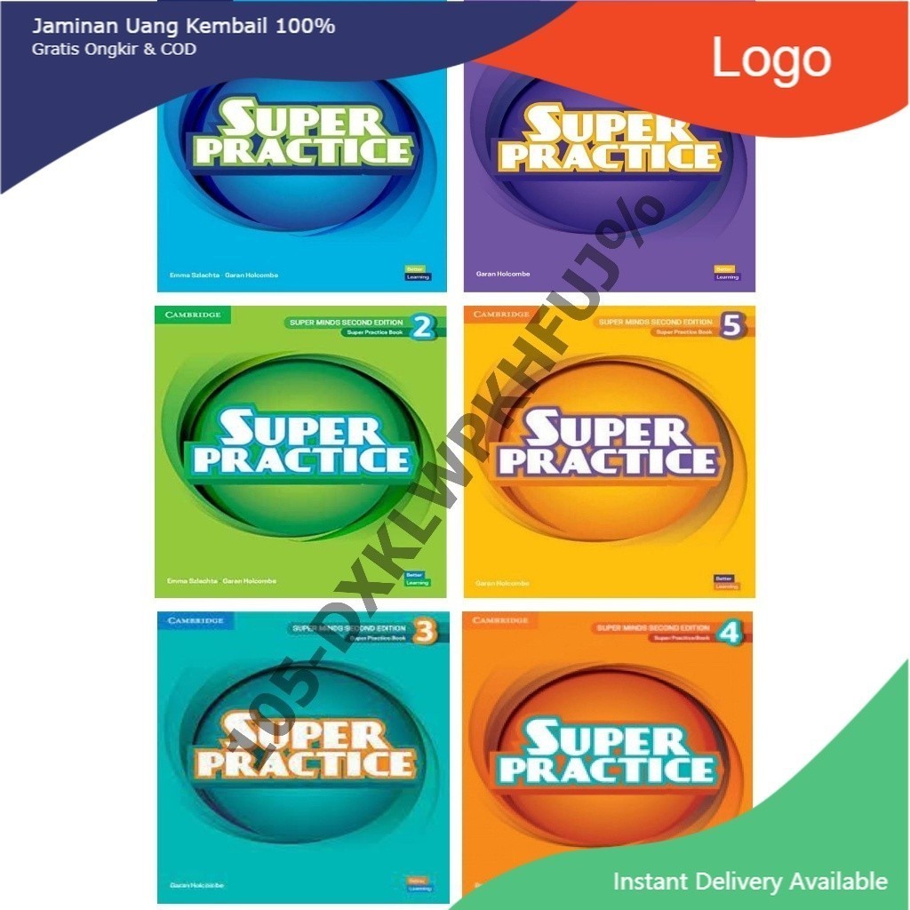 Jual Super Minds Super Practice Book 1 - 6 / Second Edition / Warna | Shopee Indonesia
