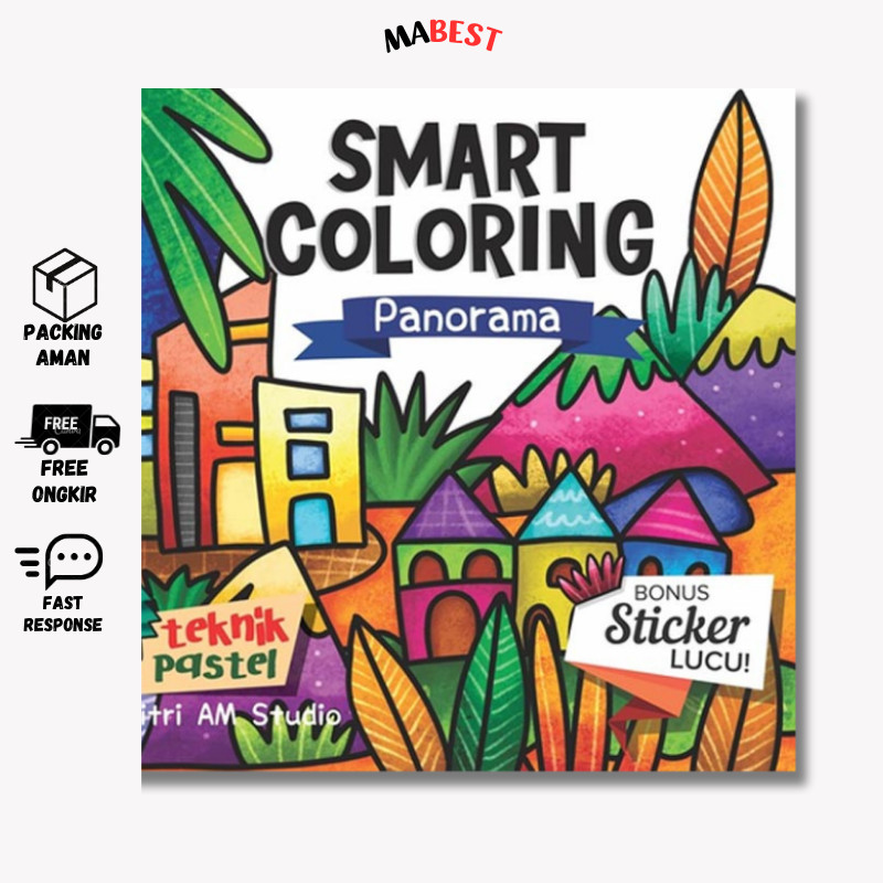 Jual Buku Mewarnai Anak - Buku Smart Coloring Tema Panorama - Coloring ...