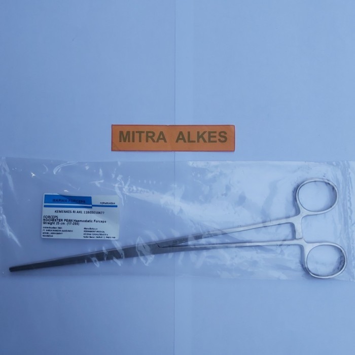 Jual Klem Arteri Lurus Dan Bengkok 24cm. PEAN Haemostatic Forceps ...