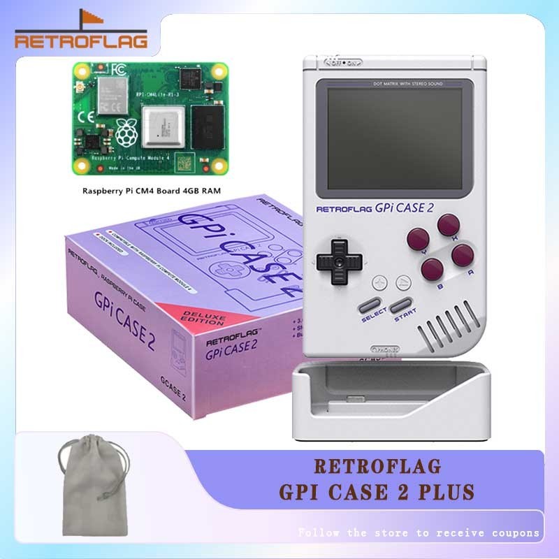 Jual Retroflag GPi Case 2 with Rechargable Battery 3" inch LCD Screen ...