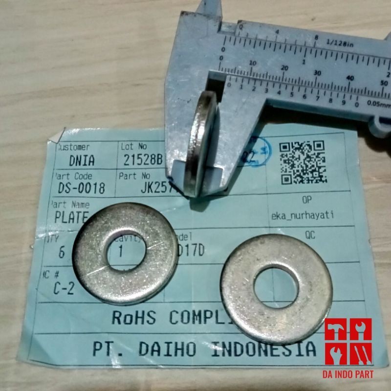 Jual RING LOBANG M10 BAUT 14 SUPER TEBAL RING BAUT STANG SEGITIGA DA ...