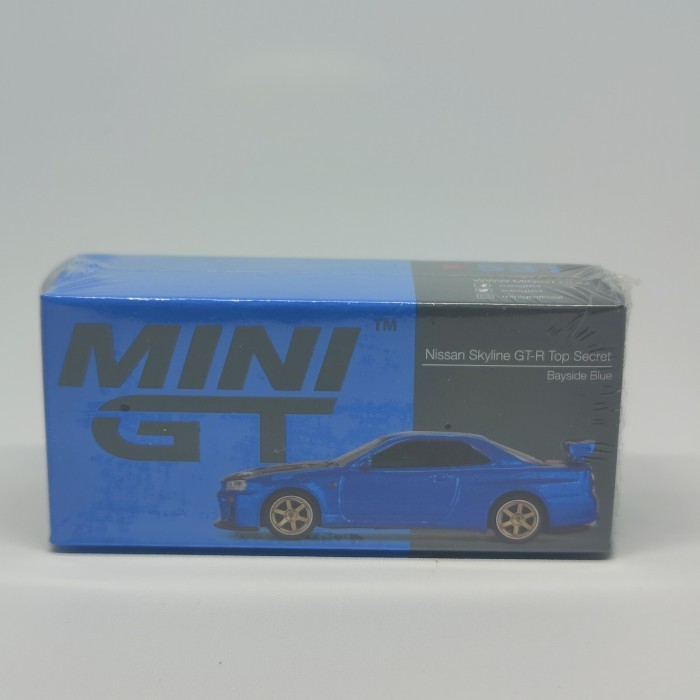 Jual Mini GT 531 Nissan Skyline GT-R Bayside Blue Top Secret | Shopee ...