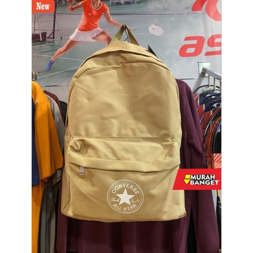 Jual tas ransel wanita shopee RANSEL CONVERSE WARNA COKLAT | Shopee ...