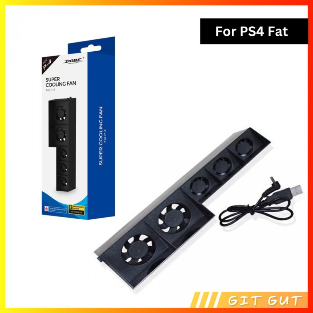 Jual PS4 Fat Dobe Super Cooling Fan Dock Kipas Pendingin Heat Sink ...