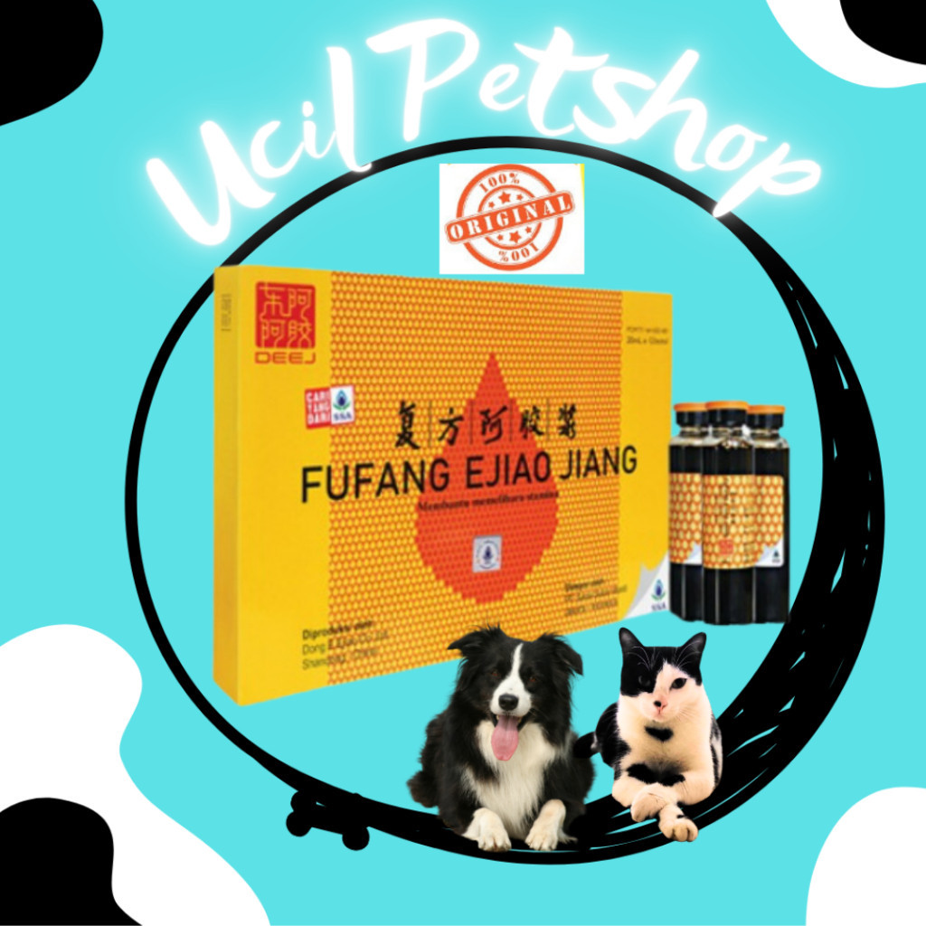 Jual Fufang Fu Fang Ejiao Jiang 20ml Penambah Darah Kucing Anjing (1 ...