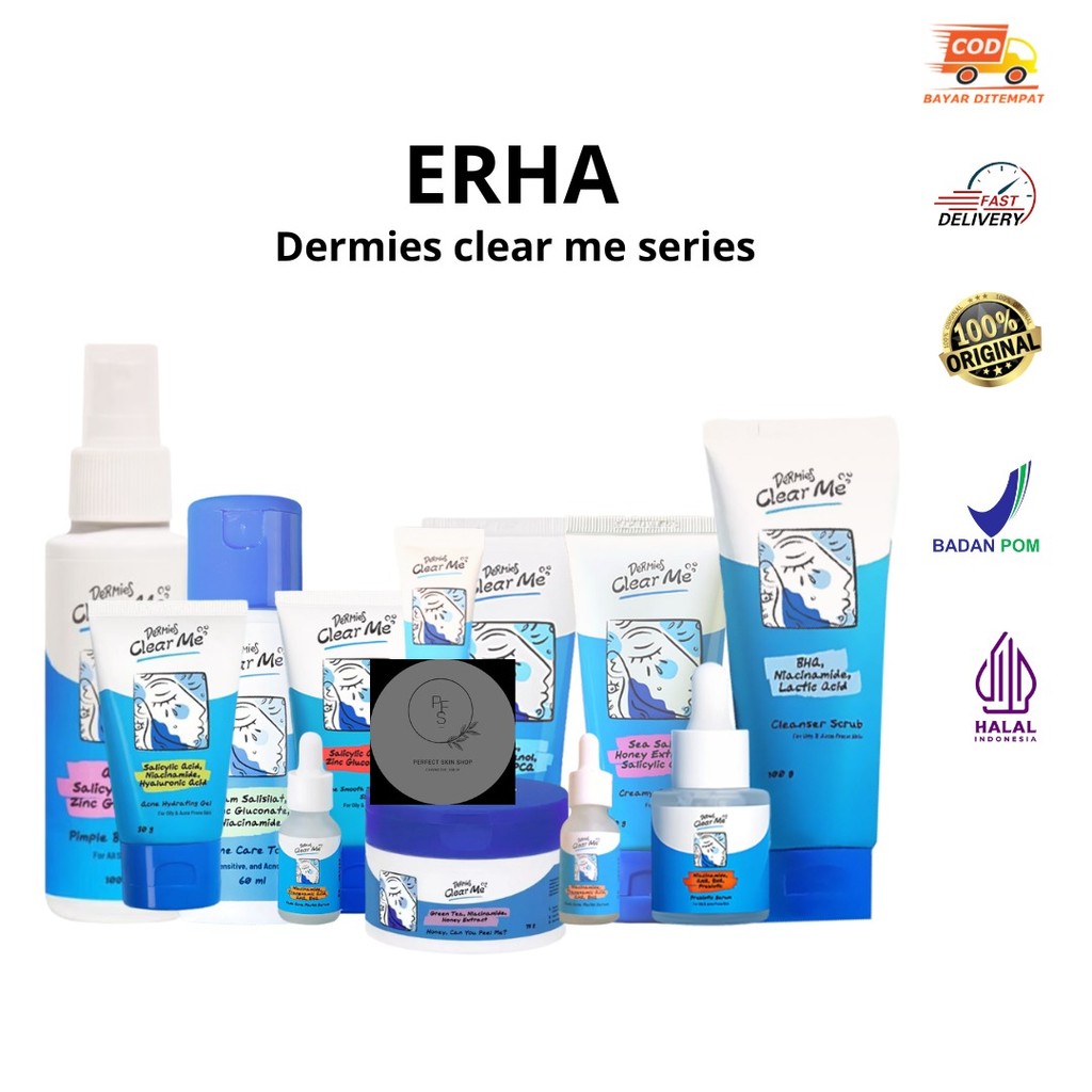 Jual Erha Dermies Clear Me Series | Shopee Indonesia