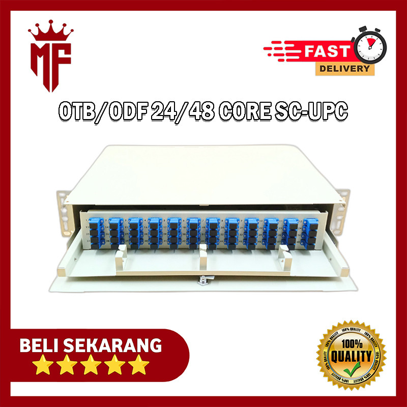 Jual OTB/ODF FO 24/48 CORE SC-UPC JO-LINK MODEL KUNCI SLEDING LENGKAP ...