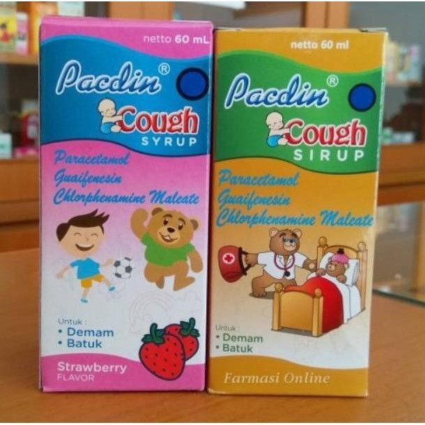 Jual Pacdin Cough Syrup Untuk Demam & Batuk 60ml / KL | Shopee Indonesia