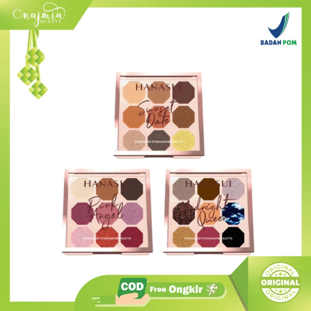 Jual Hanasui Eyemazing Eyeshadow Palette | Eyeshadow Hanasui | Shopee ...