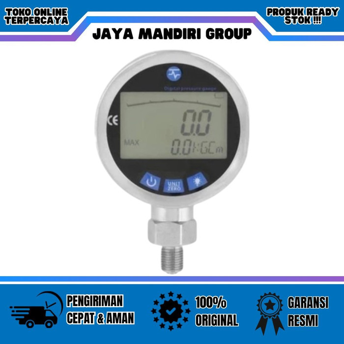 Jual Digital Hydraulic Pressure Gauge 0-60 MPa G1/4 Tester Kpa PSI Kgf ...
