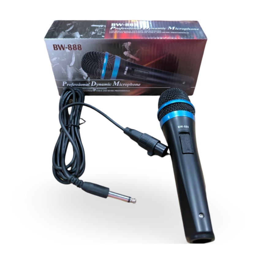 Jual MIC KABEL BSW 777 BSW 888 / MICROPHONE KABEL BSW-888 / MIC BSW-777 888 PROFESIONAL DYNAMIC ...
