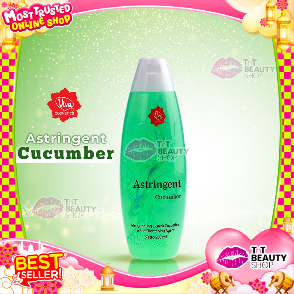 Jual Viva Astringent Cucumber 100ml & 200ml | TnT Beauty Shop | Shopee ...
