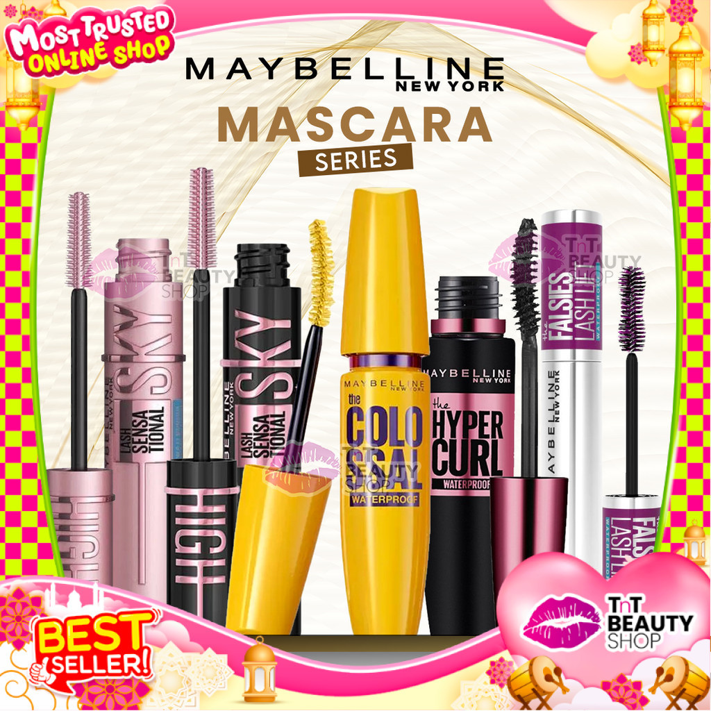 Jual Maybelline Mascara SERIES | HyperCurl - The Colossal - Lash Lift ...