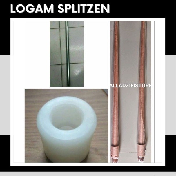Jual PAKET PENANGKAL PETIR LENGKAP 3/4 60CM / SPLITZEN BABIT TEMBAGA ...