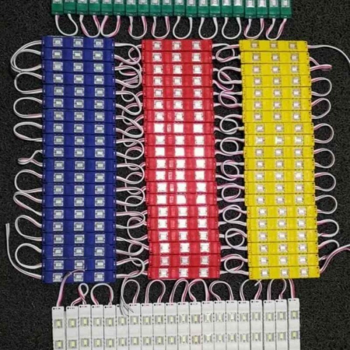 Jual Lampu LED Strip Modul SMD 5730 3 Mata Injection Module 12V 3 Titik LED | Shopee Indonesia