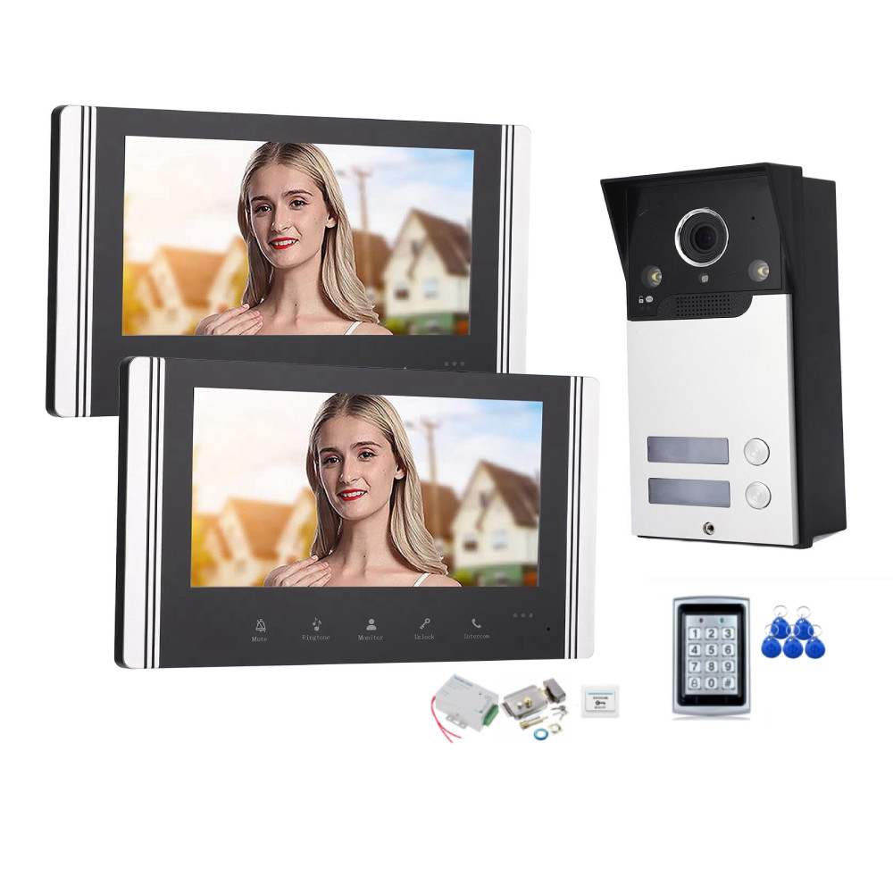 Jual Tuya Smart Video Doorbell WIFI Building Intercom System Password ...