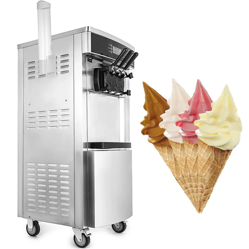 Jual Portable Soft Ice Cream Machine Commercial YKF-8228H Standing Ice ...
