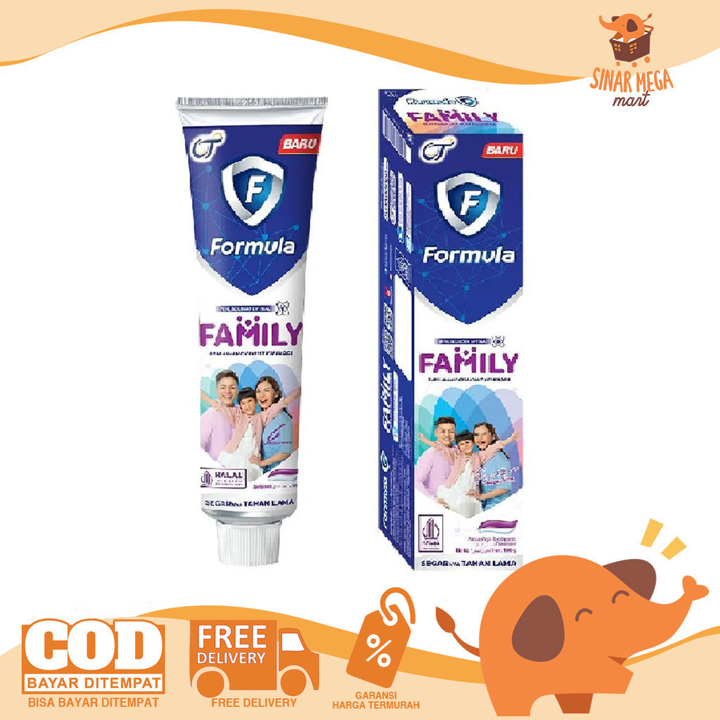 Jual FORMULA Pasta Gigi Family 65g Toothpaste Ukuran Sedang | Shopee ...
