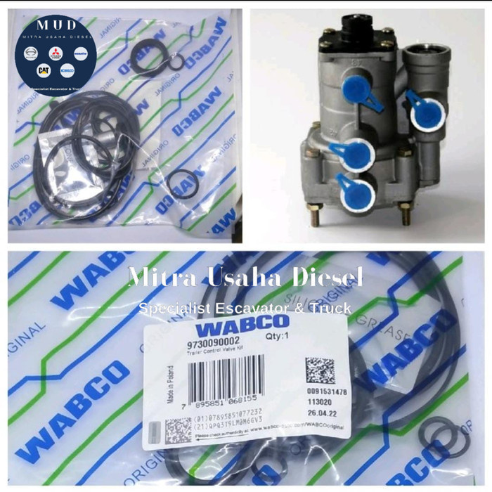Jual 9730090002 Repair Kit Relay Valve 6 Way Hino Lohan 500 J08E Wabco ...