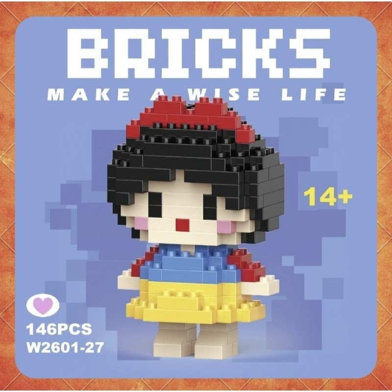 Jual [WP Store] [045]DIY Bricks Mini Toys Model Kartun Building Blok Nano Block Kartun Mainan ...