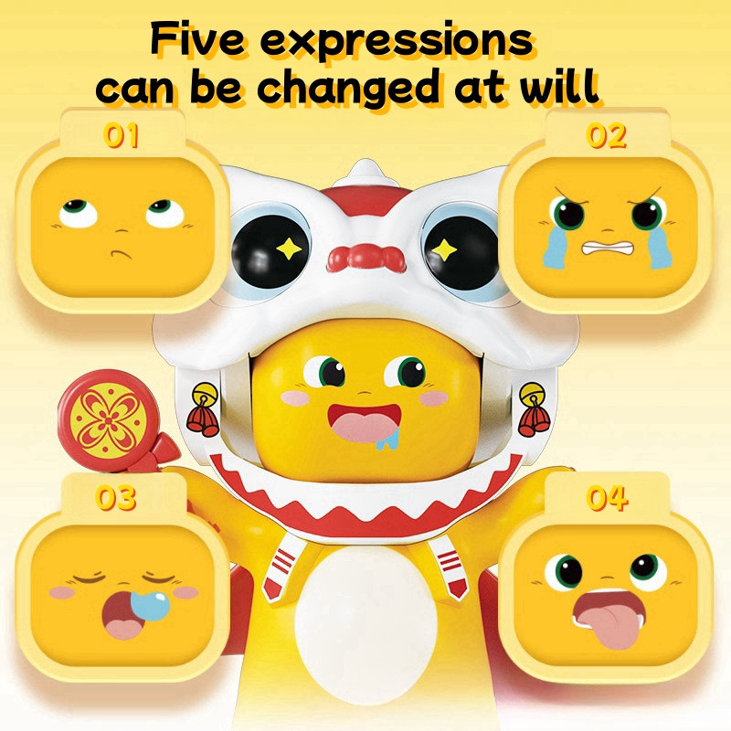 Jual [COD]Nailong Barongsai Dino Kuning Mainan Dino Kuning Mainan ...