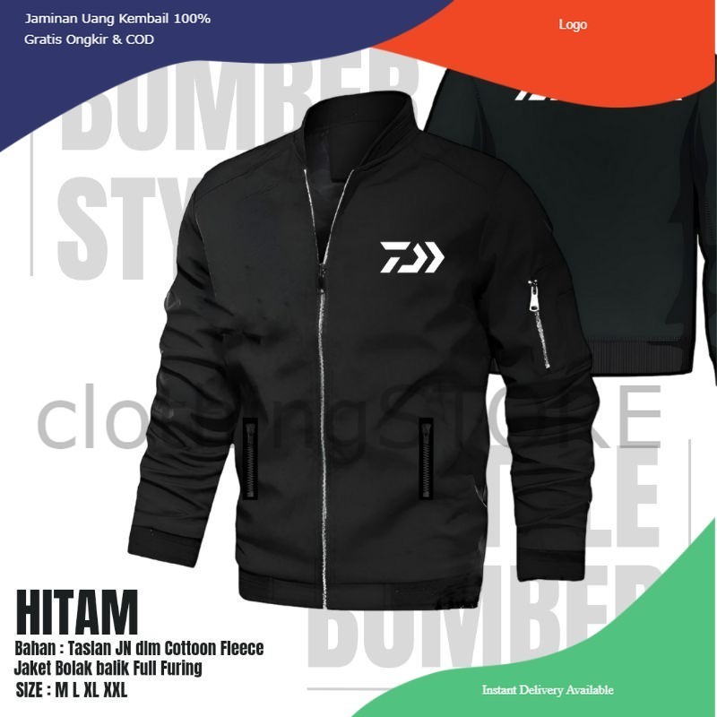 Jual JAKET MANCING FISHING DAIWA BOMBER SABLON TERBARU 2024 | Shopee ...