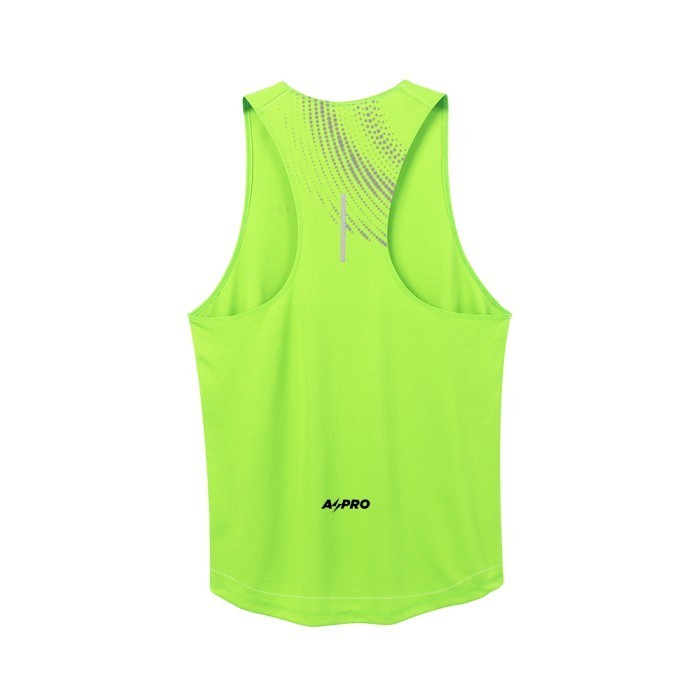 Jual Aspro ELITE SPIRAL Running Singlet Kaos Lari - Neon Green - L ...