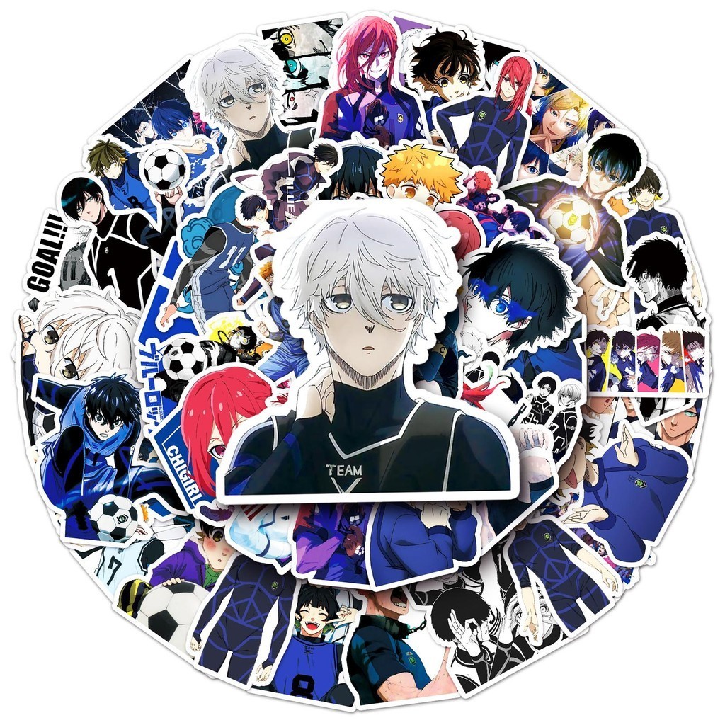 Jual [50PCS] STIKER PACK BLUE LOCK STICKER ANIME WIBU COSPLAYER ...