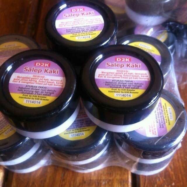 Jual JUAL SALEP KAKI BURUNG D2K SALEP OBAT OLES KAKI BURUNG URAT MERAH ...