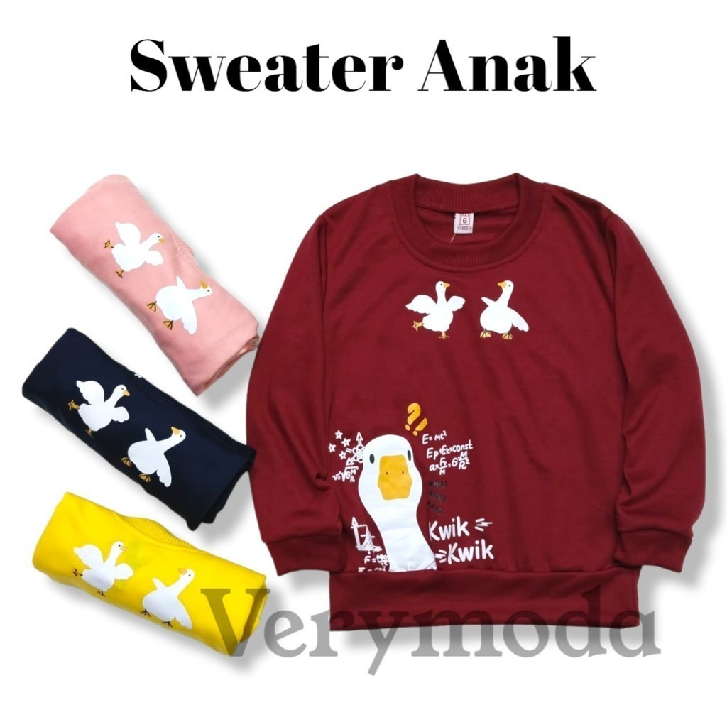 Jual Sweater Anak Perempuan /Baju Hangat Anak Perempuan Usia 1-10 Tahun ...