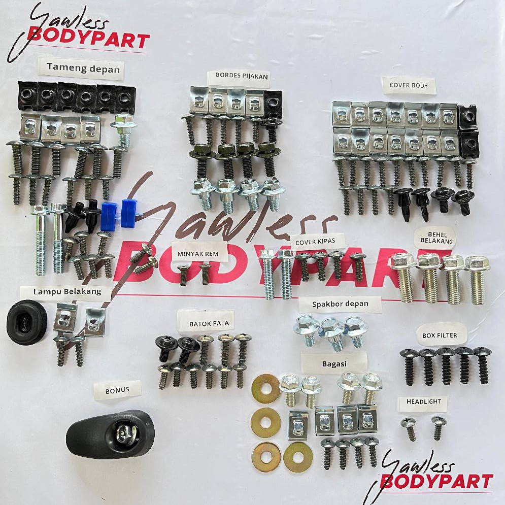 Jual Baut Scoopy Fi Full Set / Baut Honda Scoopy Fi New Full Set Full ...