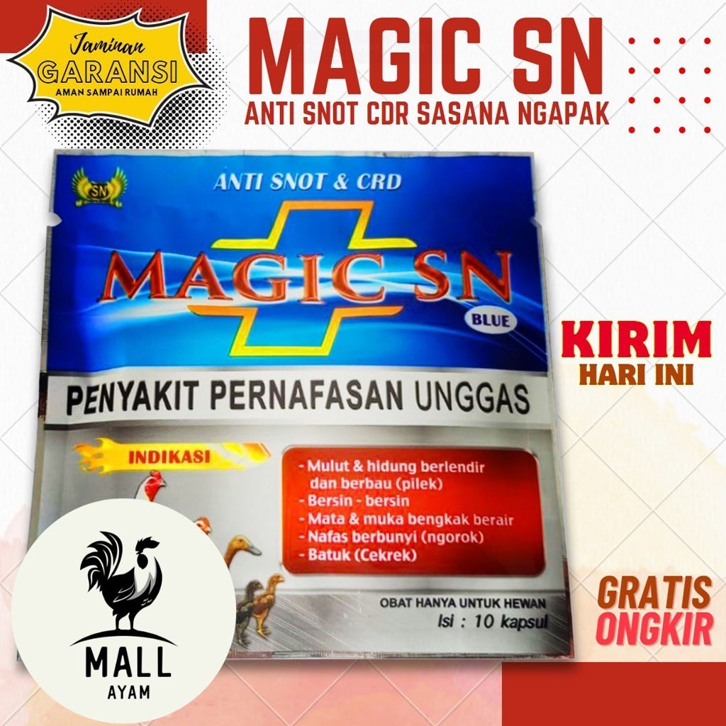 Jual AYAM MALL Magic Sn Biru Ngapak Sasana Anti Snot Crd Obat ...