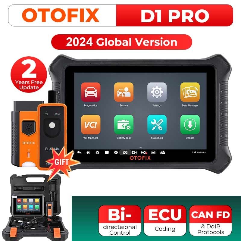 Jual OTOFIX D1 PRO Diagnostic Scanner ECU Coding Bi-Directional Control Diagnostic Tools CANFD ...