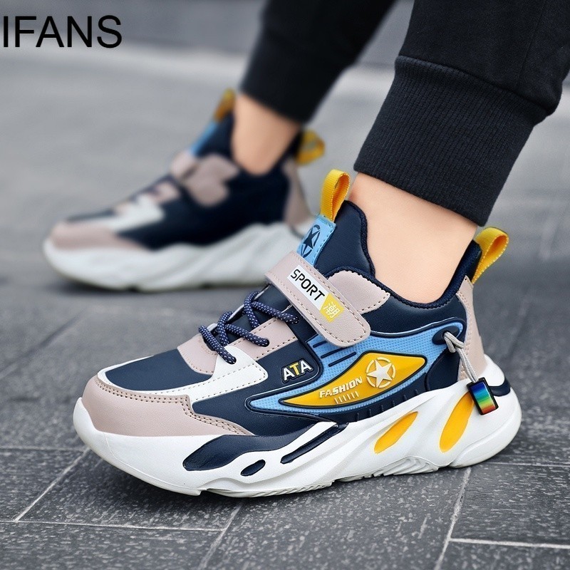 Jual IFANS Ready Stock Sepatu Sneakers Anak Sepatu Kets Ankle Anak ...