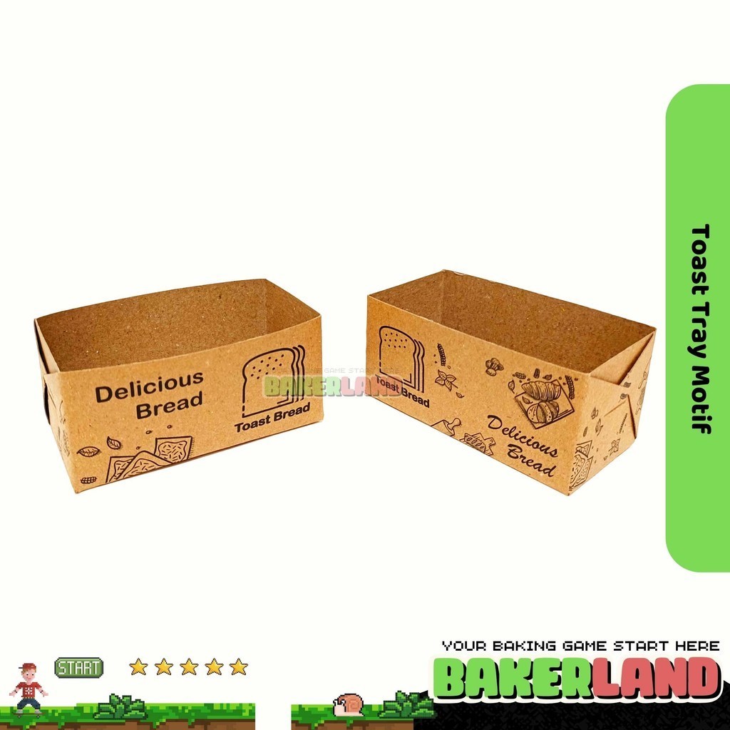 Jual Toast Tray / Dus Toast Box/ Toast Tray Box Roti Toast / Dus Roti ...
